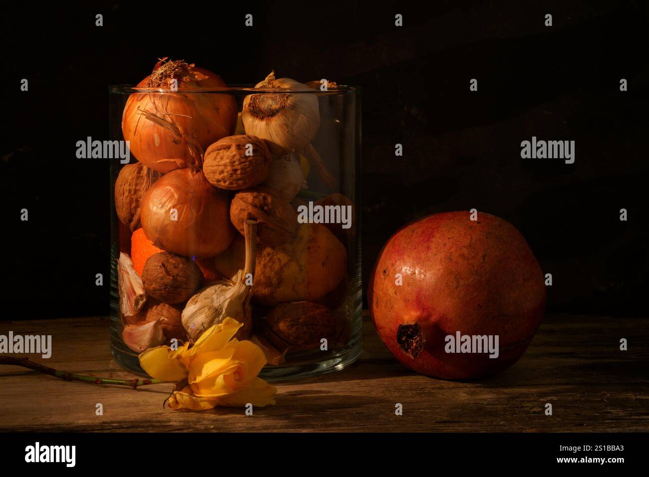 warm still life with fruits and berries Stock Photo - Alamy