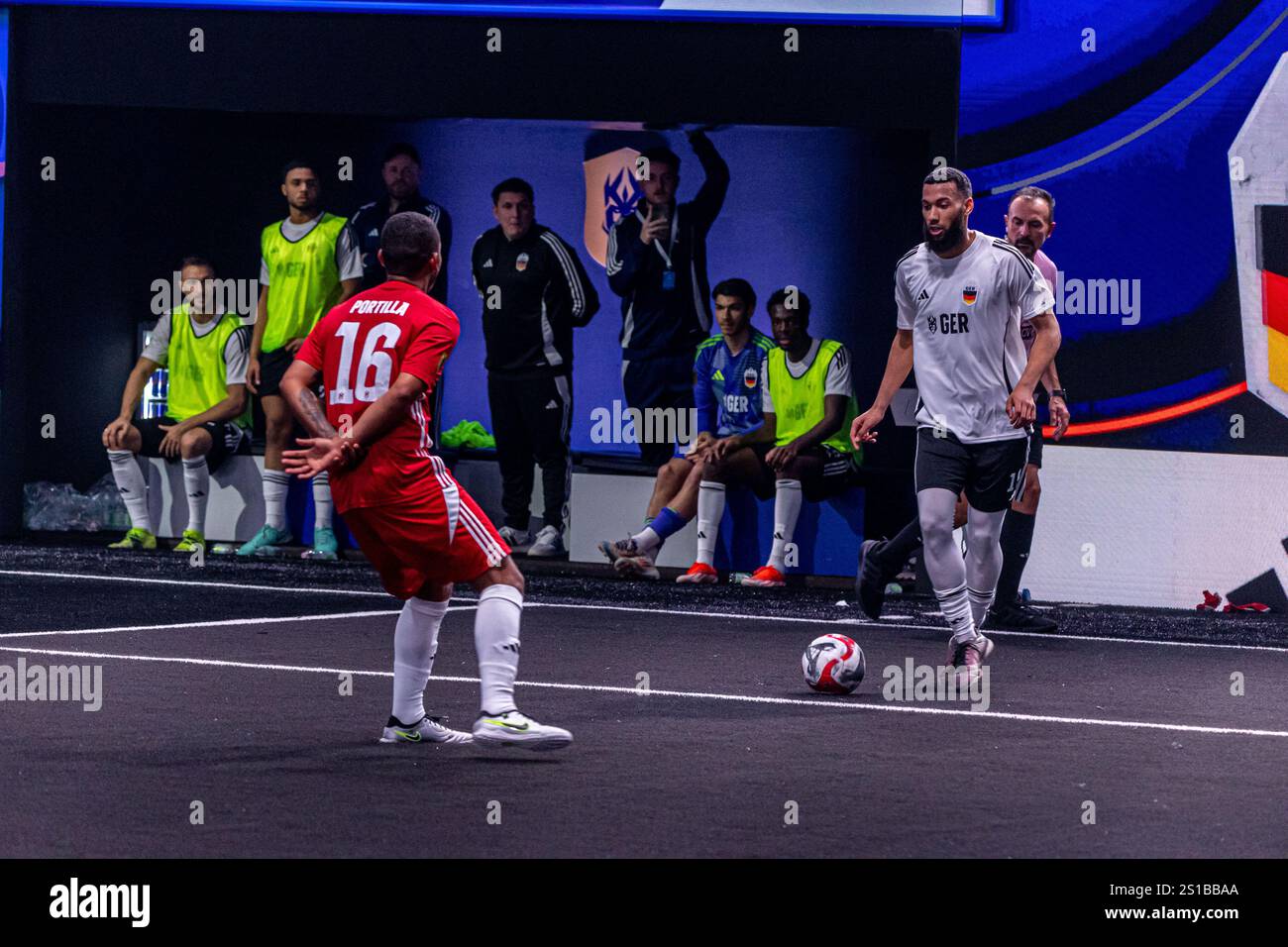 Milan, Italy. 02nd Jan, 2025. JONES Noah (GER) vs PORTILLA Yovanny (PER ...