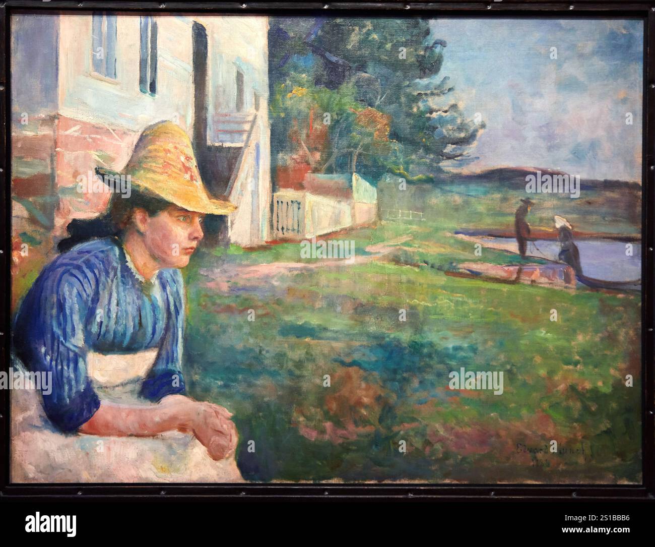 Evening, 1888, Edvard Munch (1863-1944), Thyssen Bornemisza Museum ...