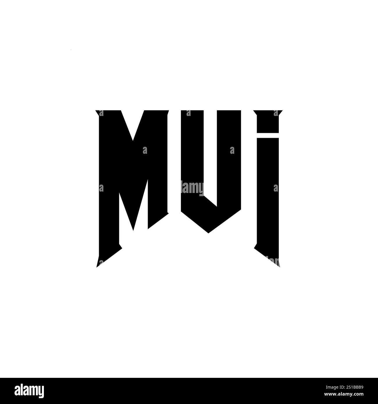 Mui logo design Stock Vector Images - Alamy