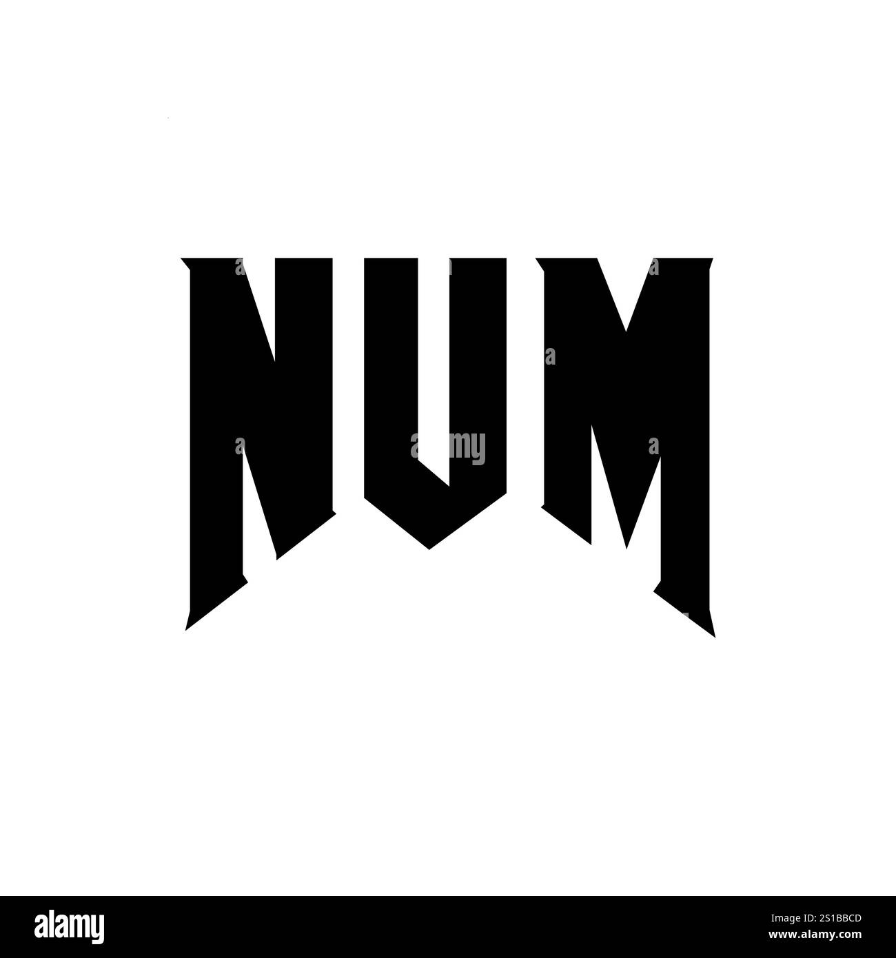 Num logo design hi-res stock photography and images - Alamy