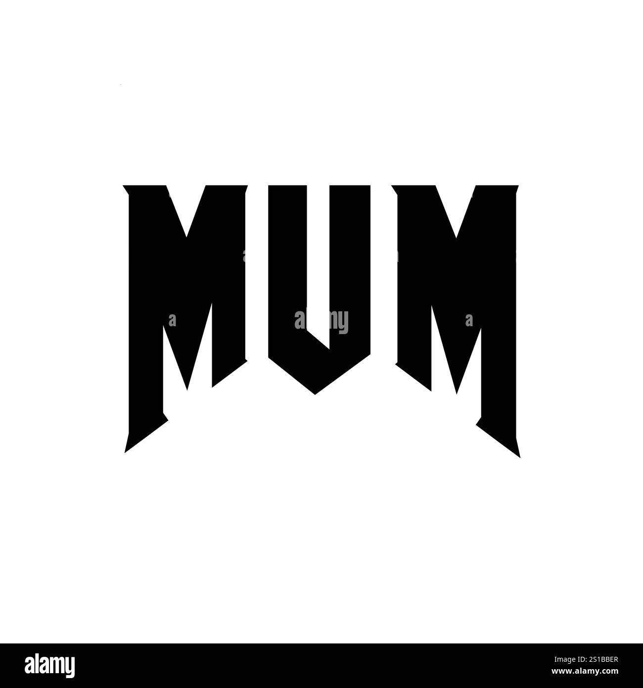 MUM letter logo design for technology company. MUM logo design black ...