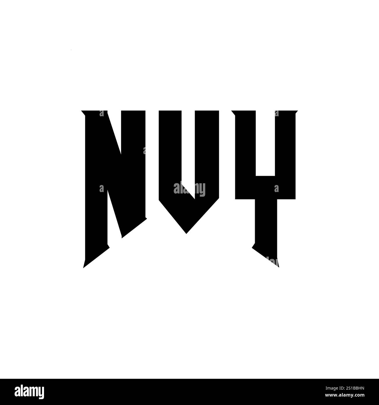 NVY letter logo design for technology company. NVY logo design black ...