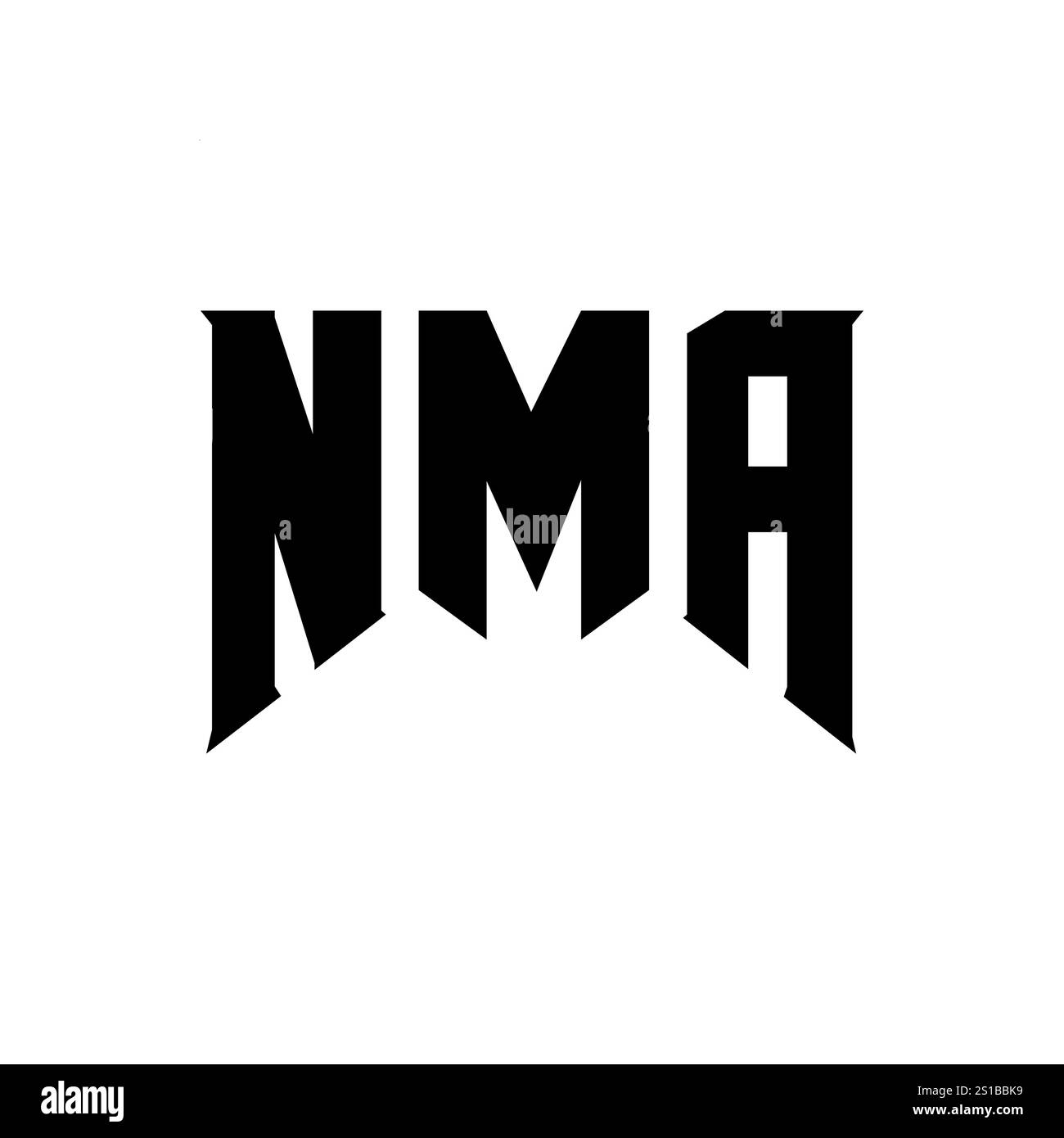 Nma logo design Stock Vector Images - Alamy