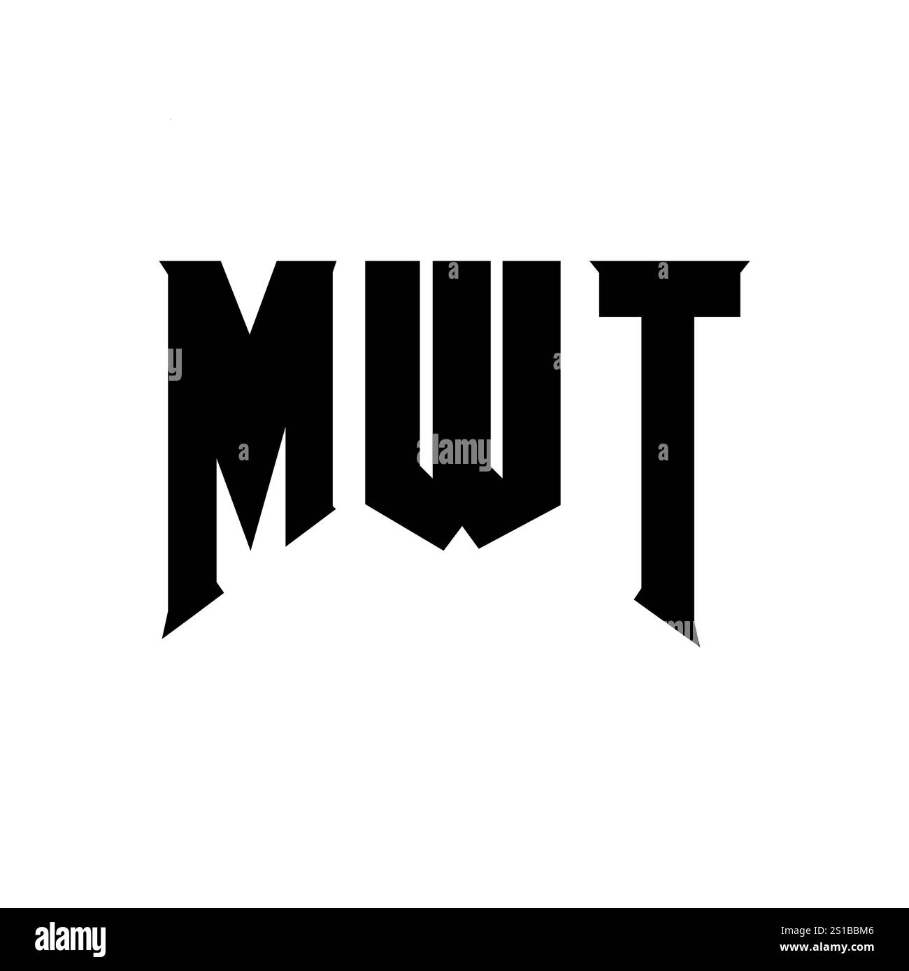 Mwt logo design Stock Vector Images - Alamy