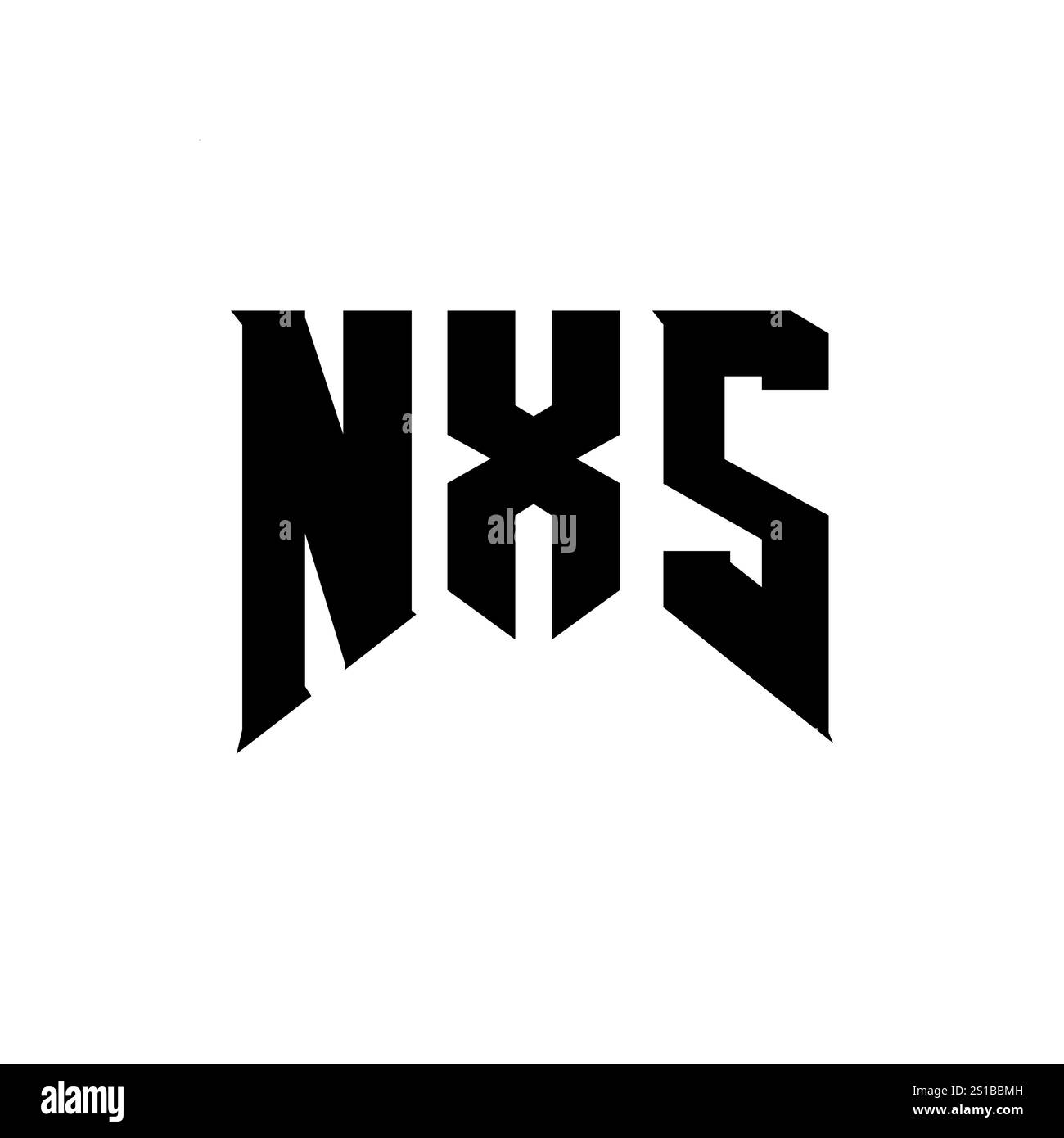 Nxs logo design hi-res stock photography and images - Alamy