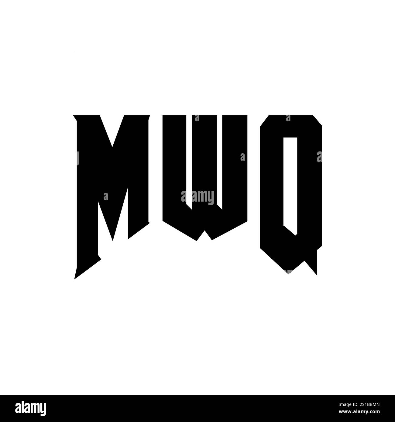 Mwq logo design hi-res stock photography and images - Alamy