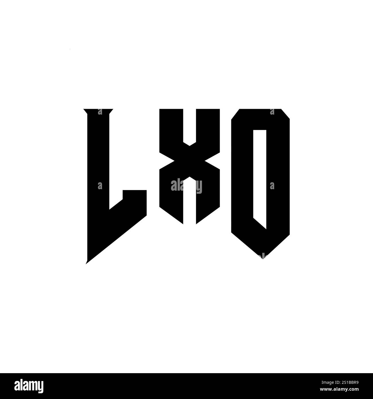 Lxo logo design hi-res stock photography and images - Alamy