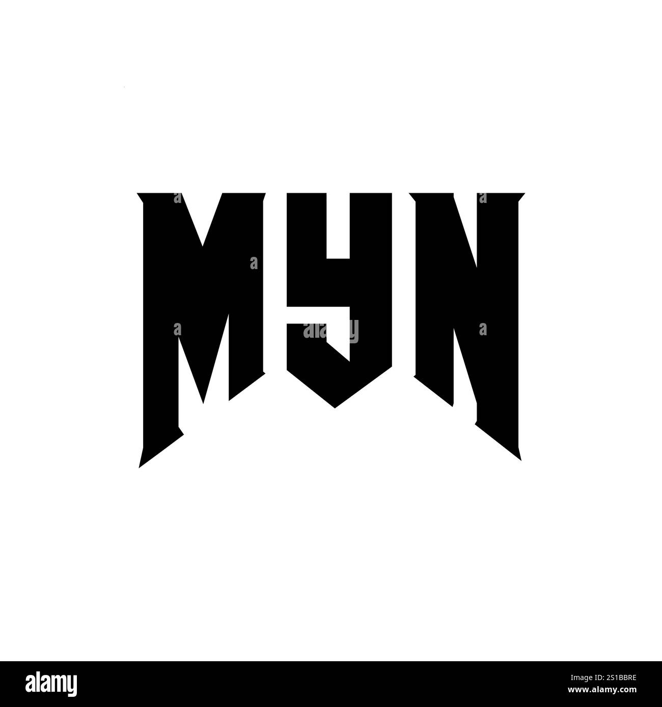 Myn logo design hi-res stock photography and images - Alamy
