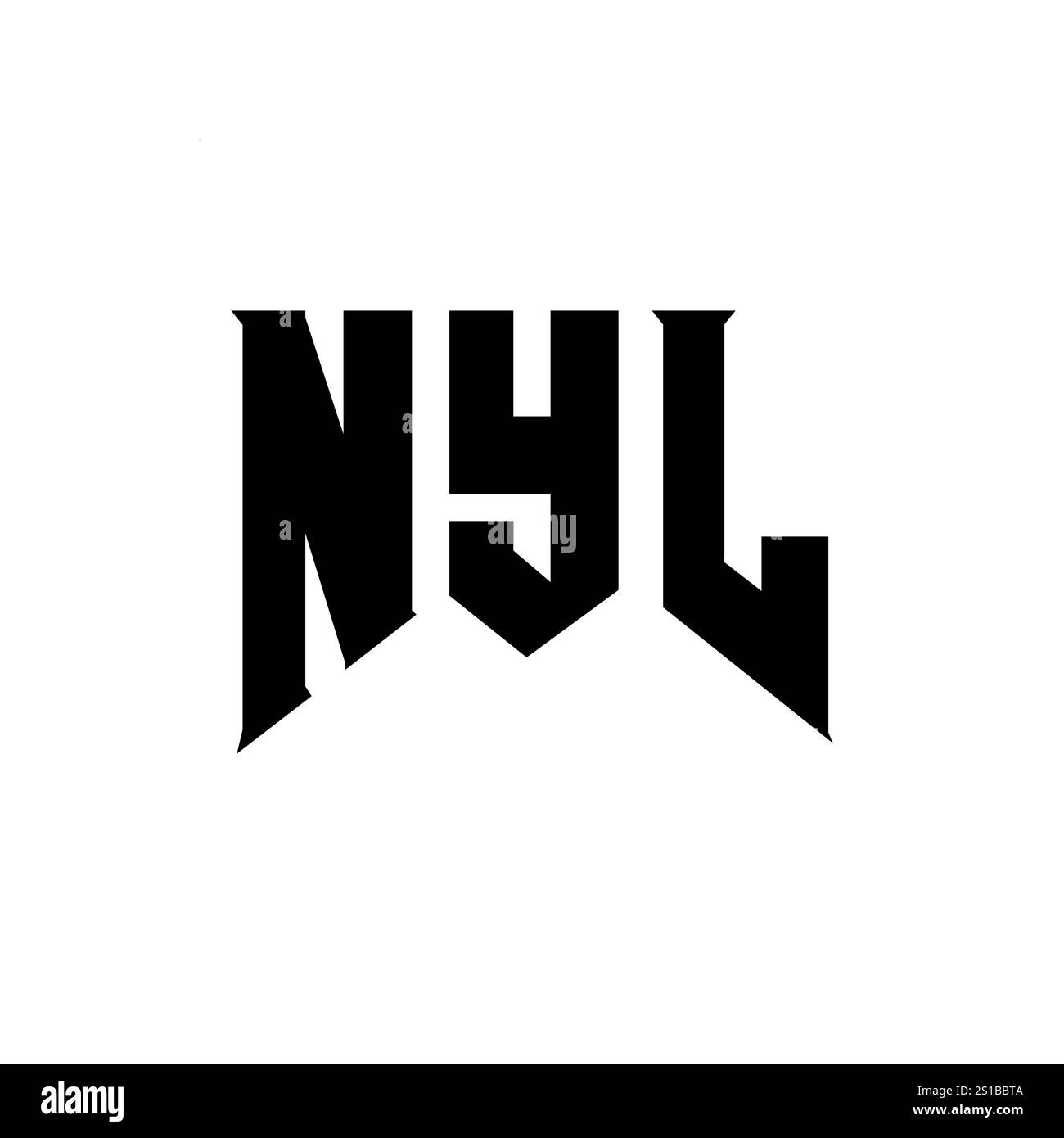Nyl logo design Black and White Stock Photos & Images - Alamy