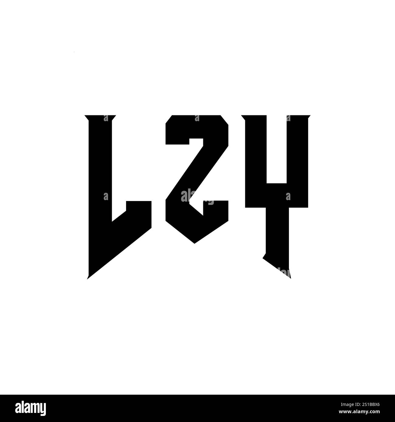 Lzy logo design hi-res stock photography and images - Alamy