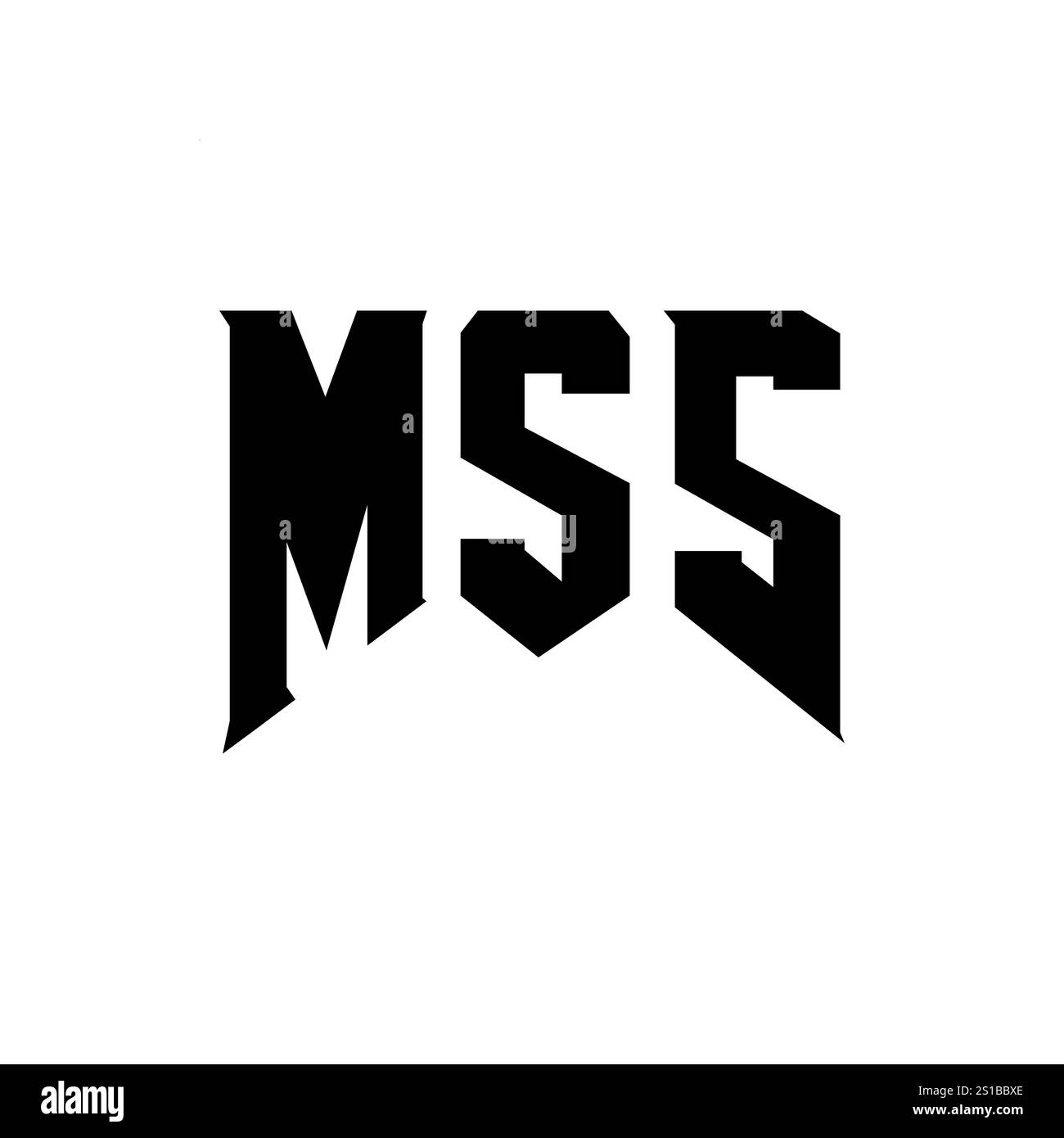 MSS letter logo design for technology company. MSS logo design black ...