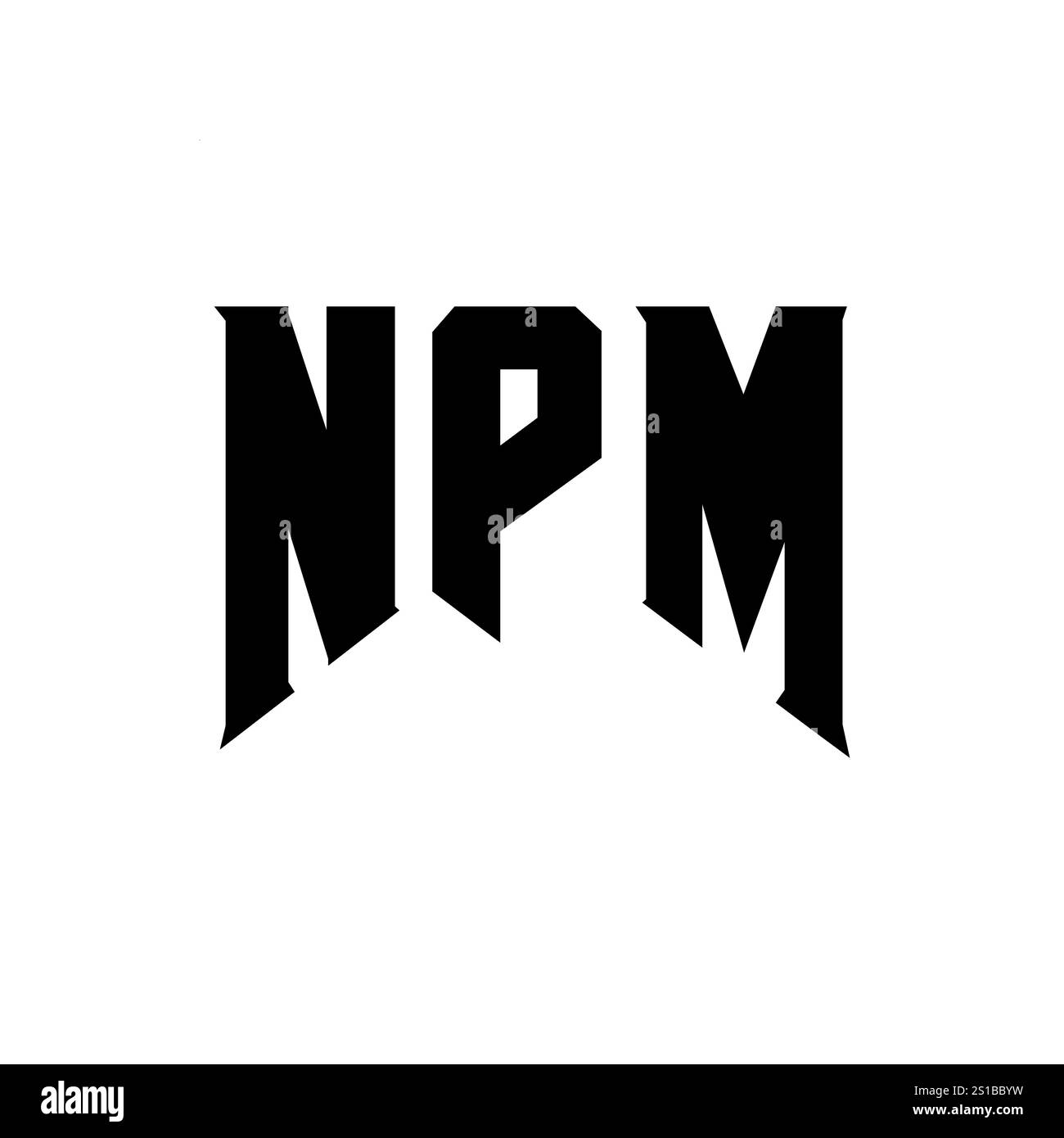 Npm logo design Stock Vector Images - Alamy