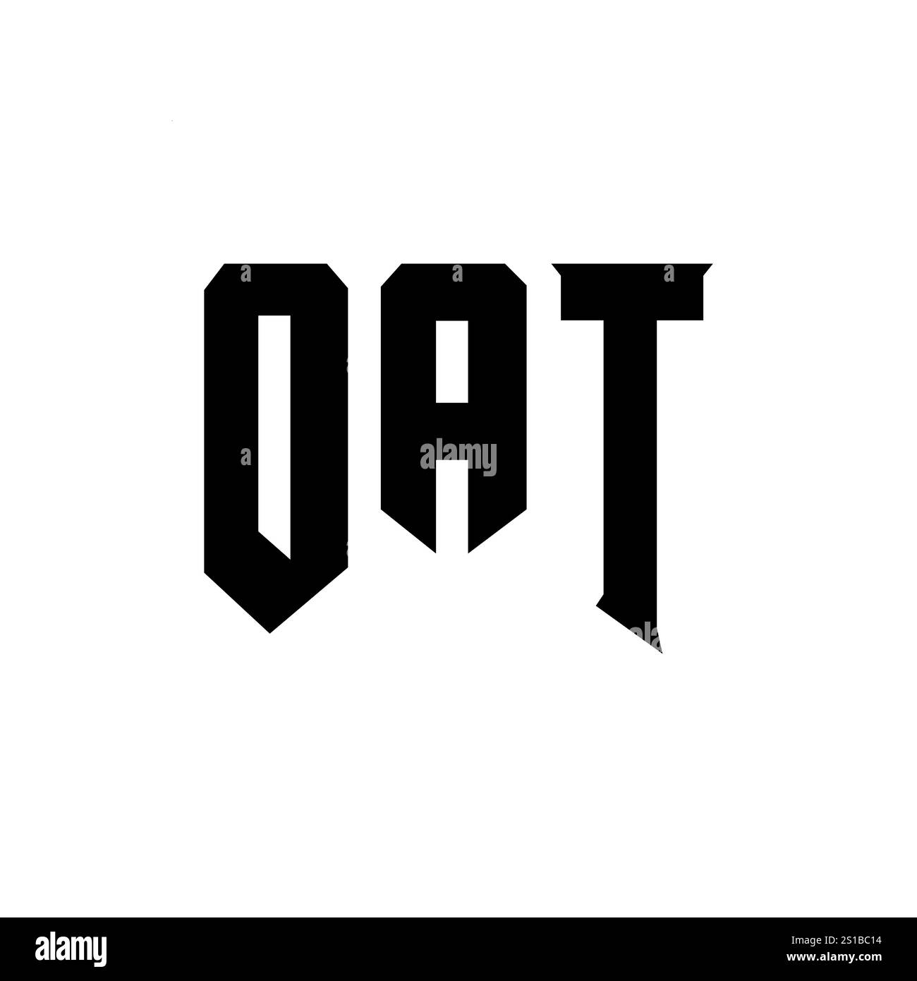 OAT letter logo design for technology company. OAT logo design black ...