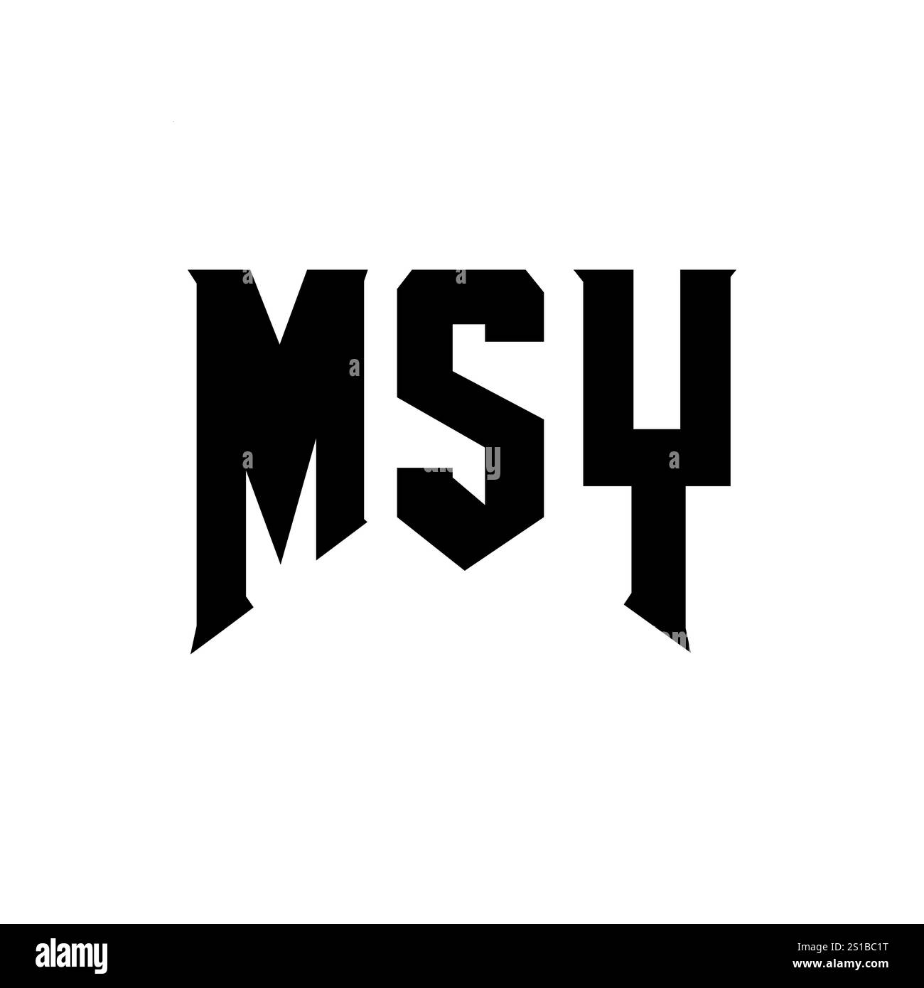 MSY letter logo design for technology company. MSY logo design black ...