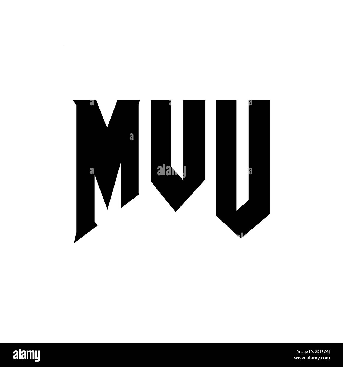 Mvu logo design Stock Vector Images - Alamy