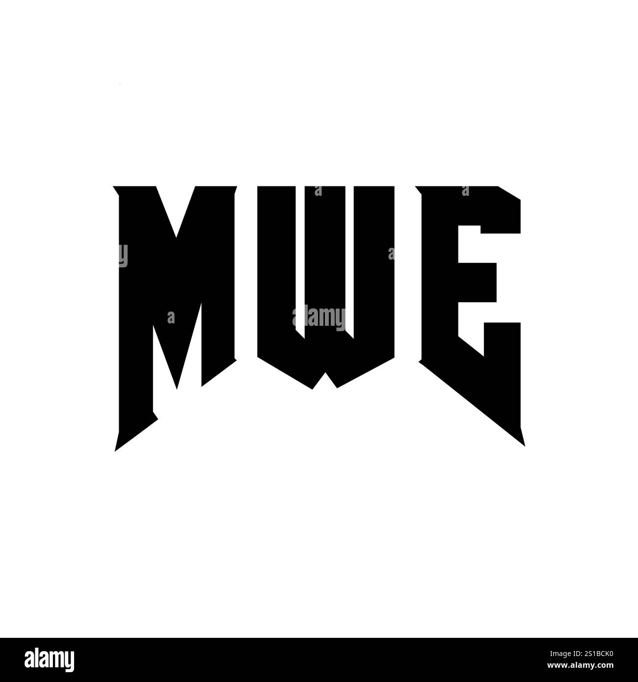 MWE letter logo design for technology company. MWE logo design black ...