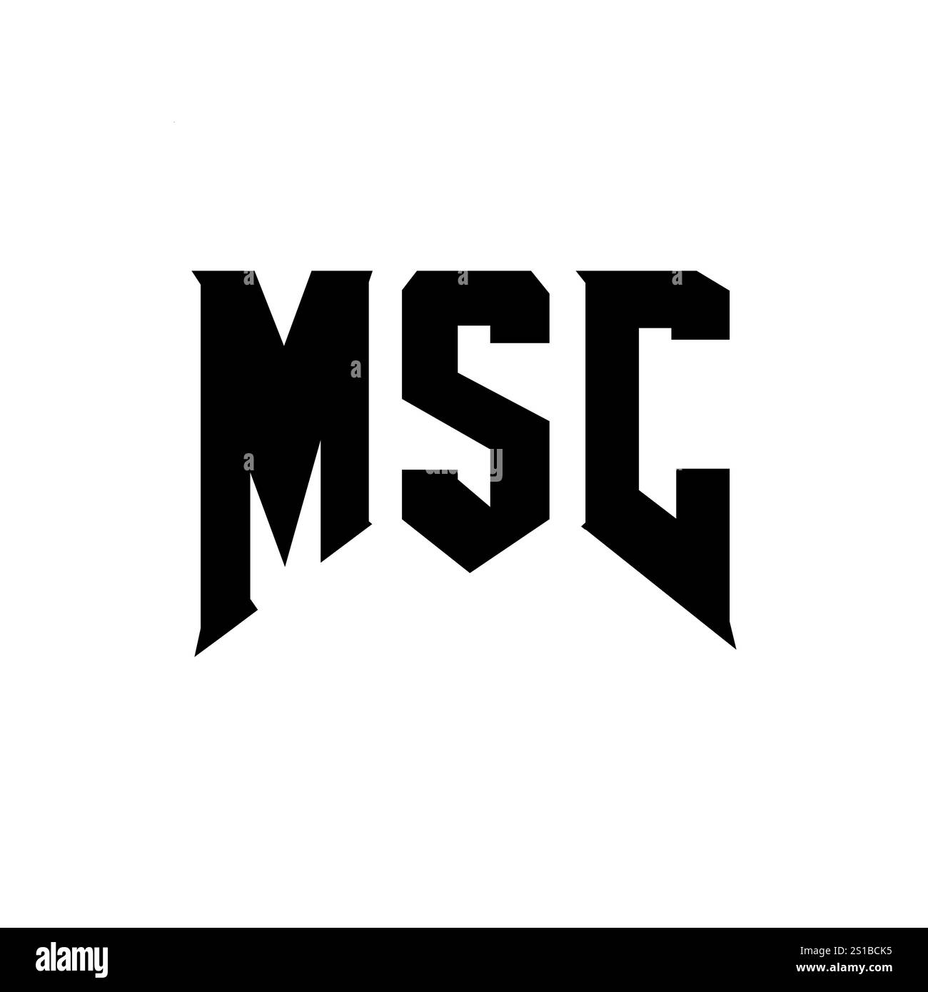 MSC letter logo design for technology company. MSC logo design black ...