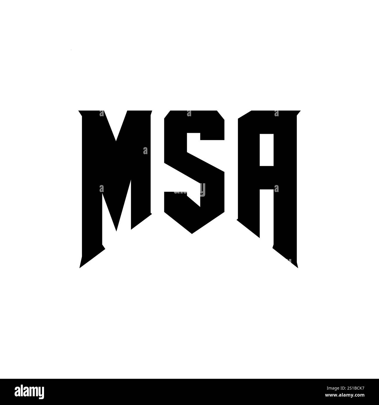 MSA letter logo design for technology company. MSA logo design black ...