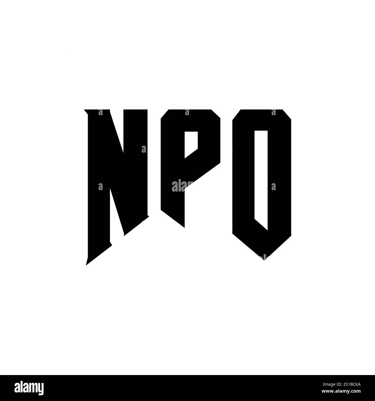 Npo logo design Stock Vector Images - Alamy