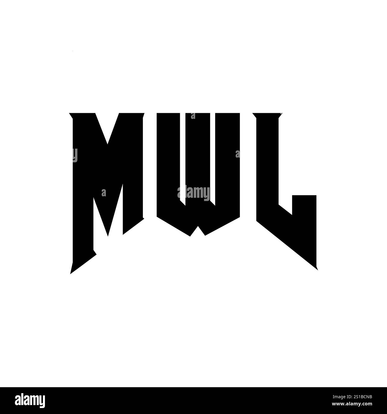 MWL letter logo design for technology company. MWL logo design black ...