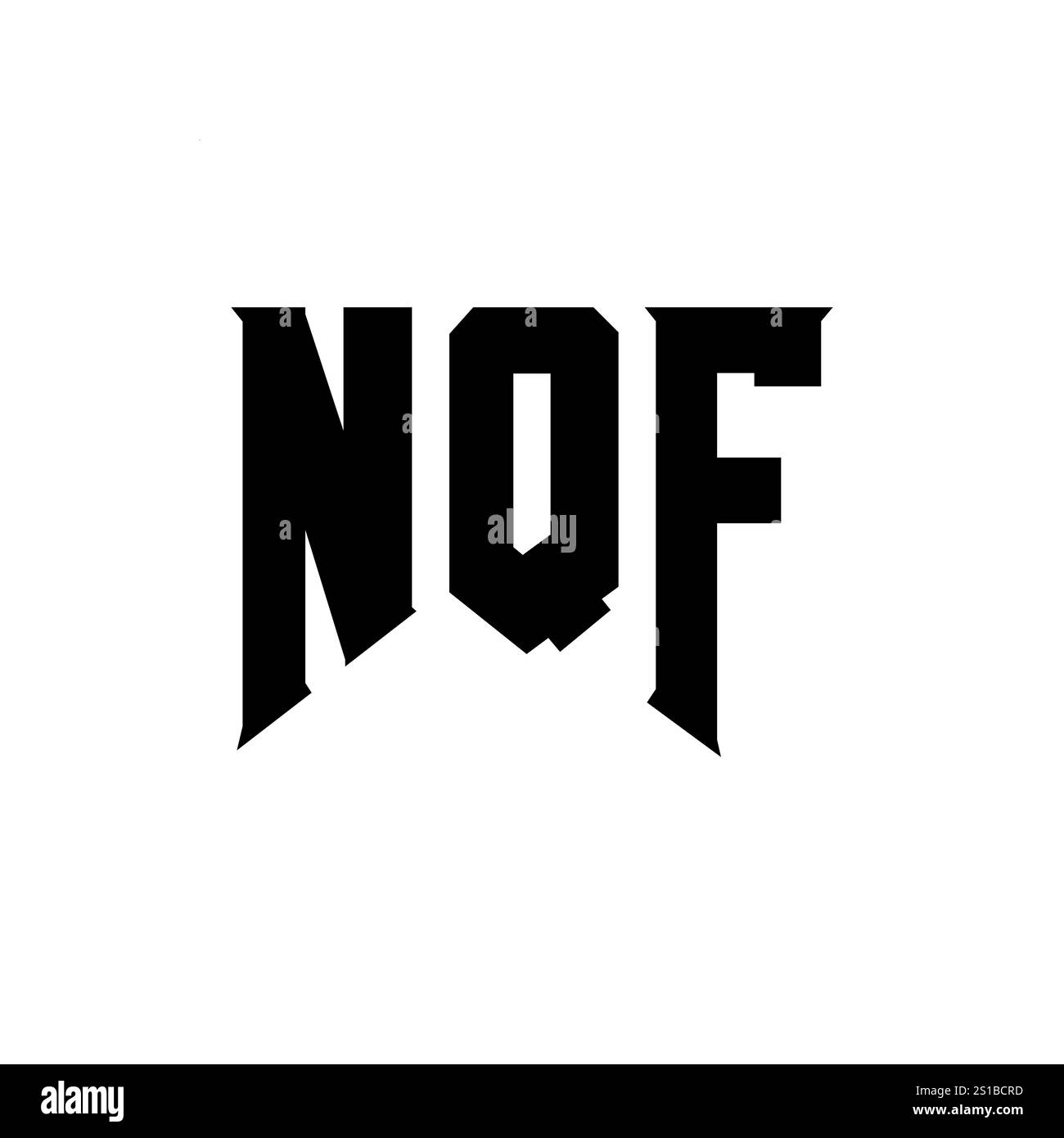 NQF letter logo design for technology company. NQF logo design black ...