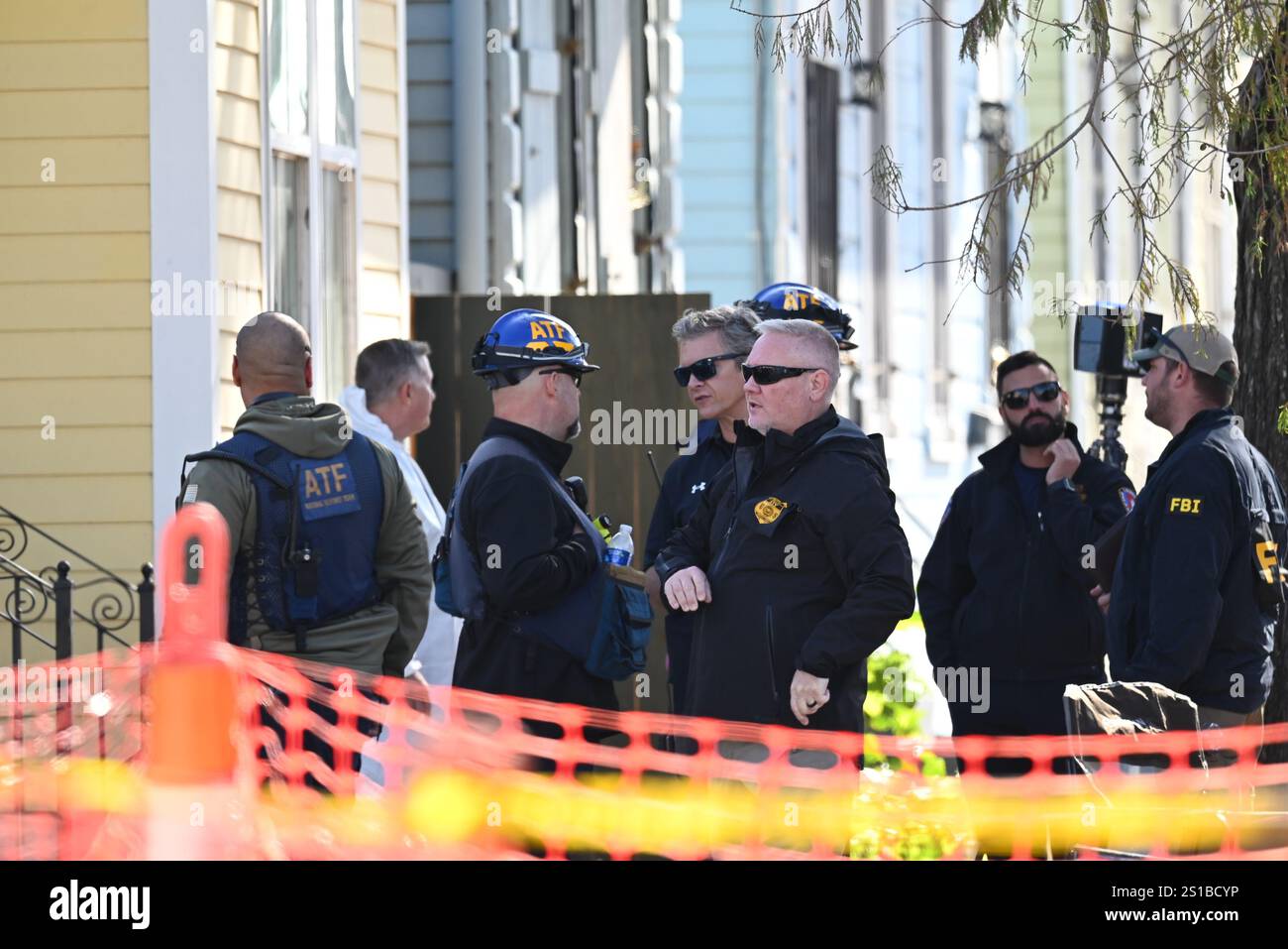 New Orleans, Louisiana, Deer. 2nd Jan, 2025. (new) police, atf and fbi ...