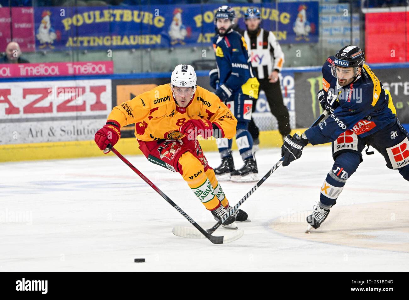 Ambri, Switzerland. 02nd Jan, 2025. 02/01/2025, Ambri, Gottardo Arena ...