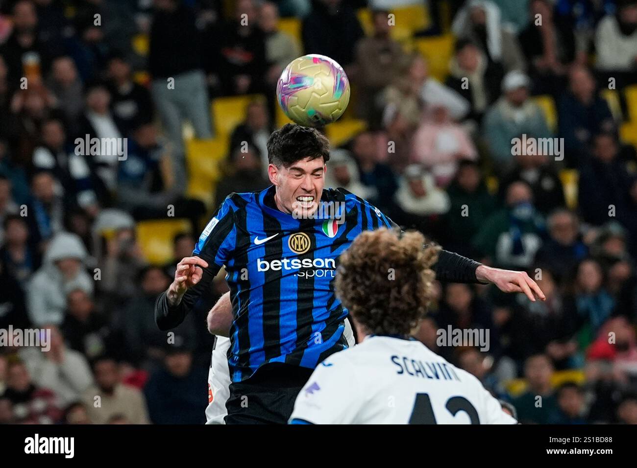 Inter Milan’s Alessandro Bastoni during the EA Sports FC Supercup 2024/ ...