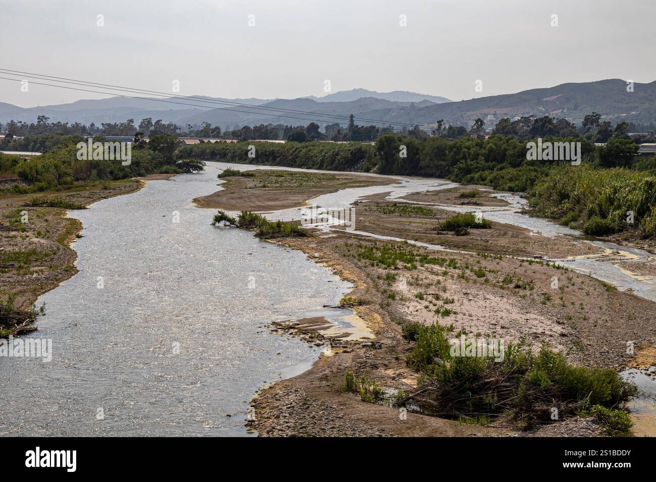 Santa Clara River, Santa Paula, California Stock Photo - Alamy