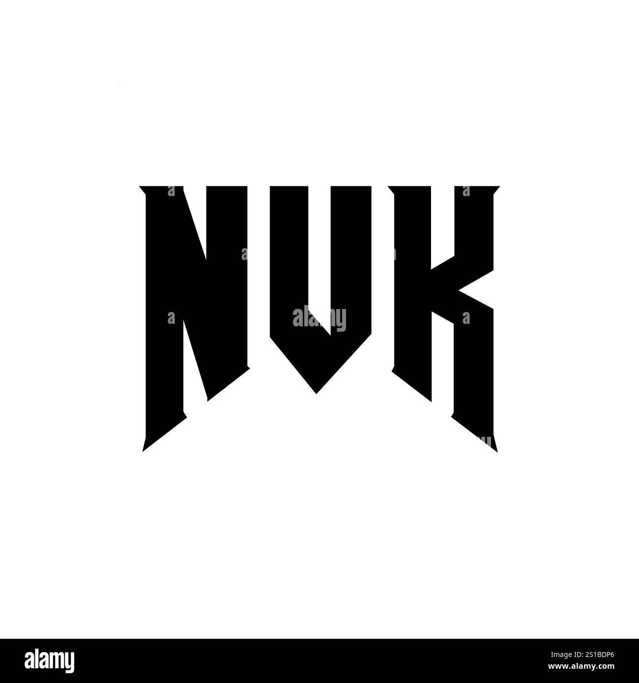 NVK letter logo design for technology company. NVK logo design black ...