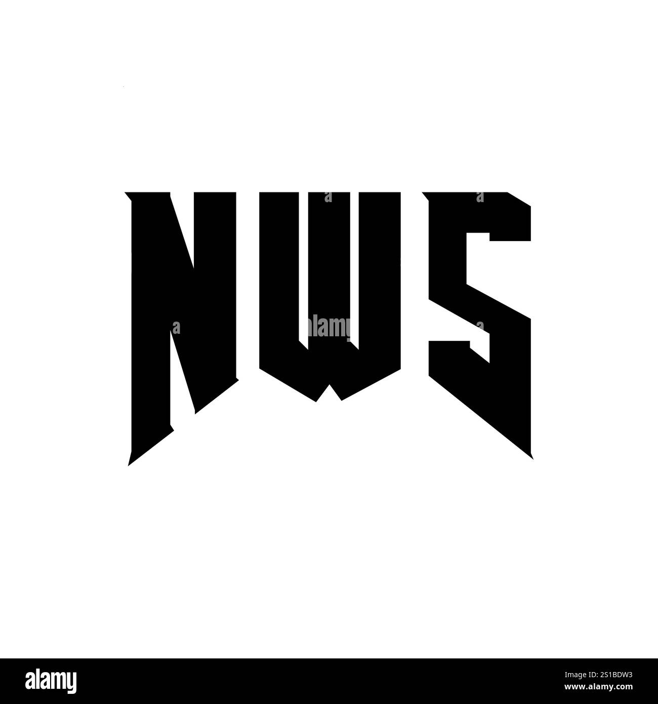 Nws logo design hi-res stock photography and images - Alamy