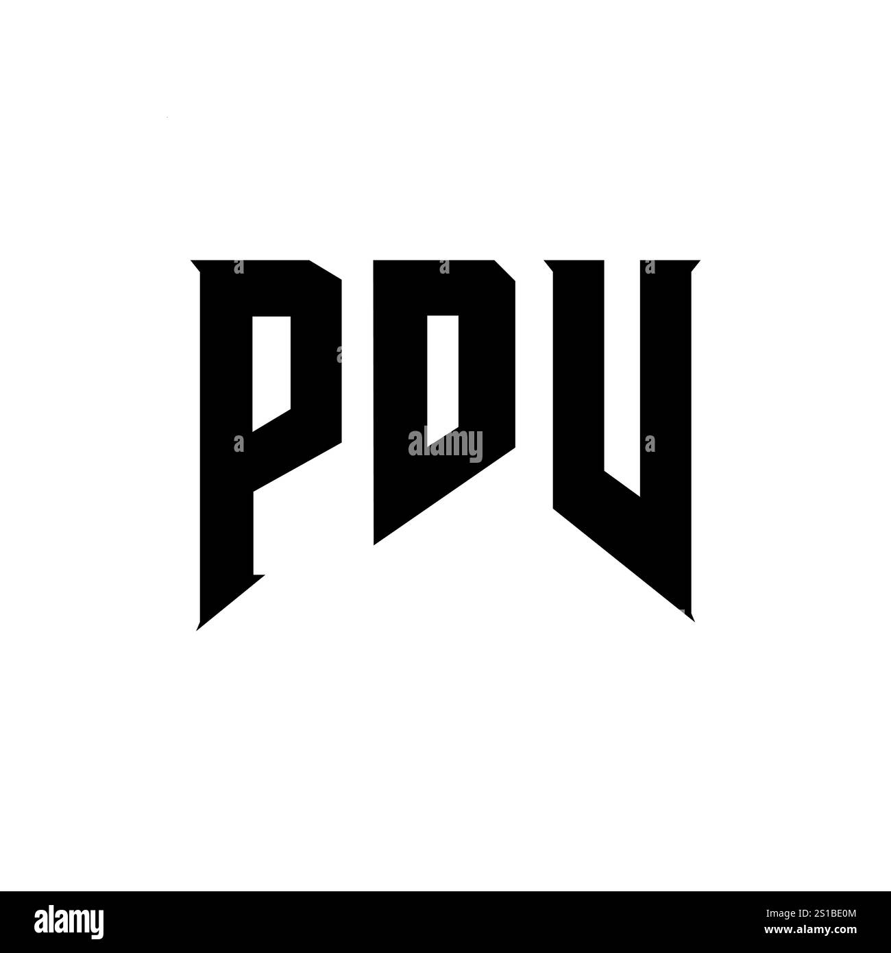 PDV letter logo design for technology company. PDV logo design black ...