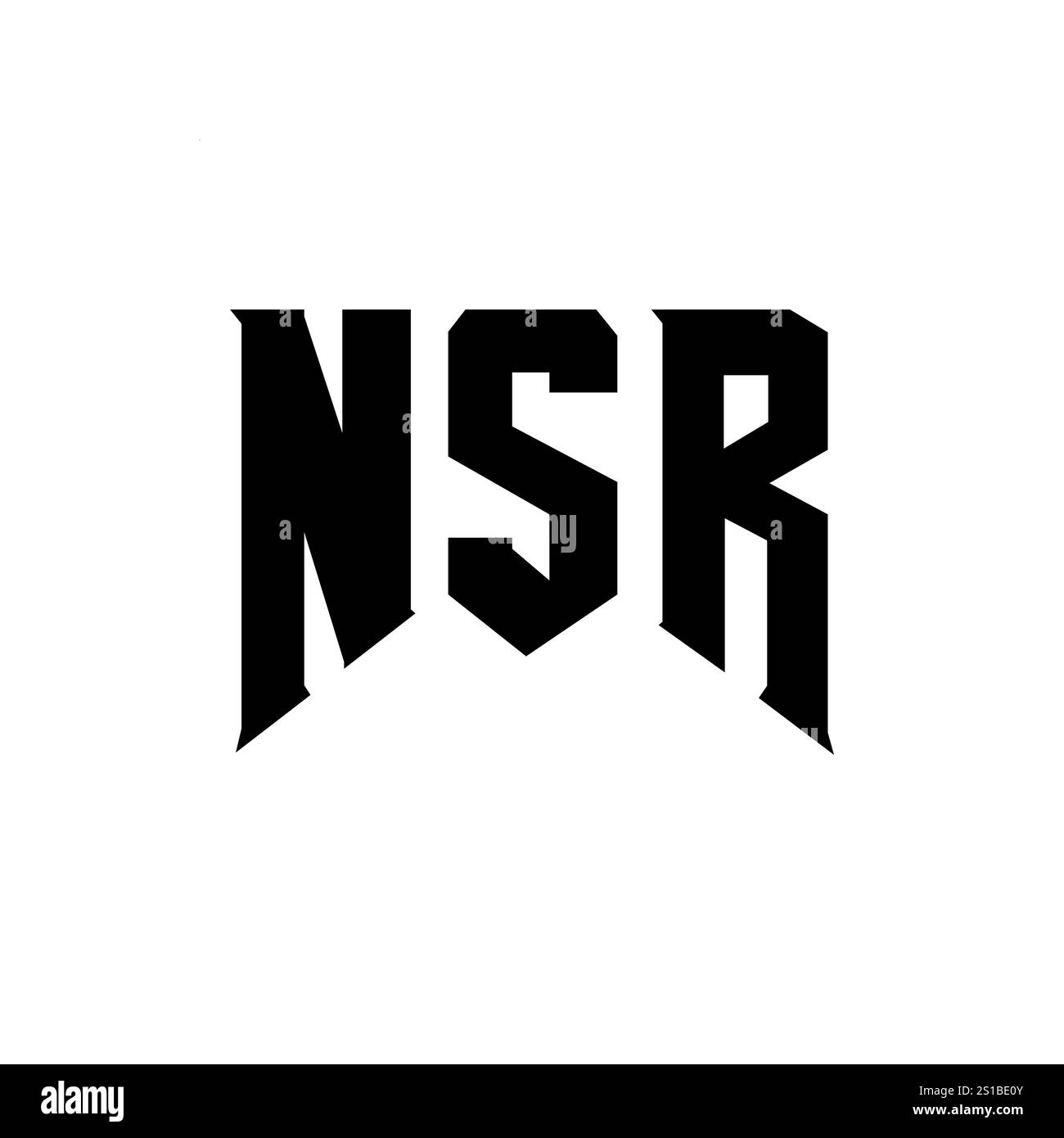 Nsr logo design hi-res stock photography and images - Alamy