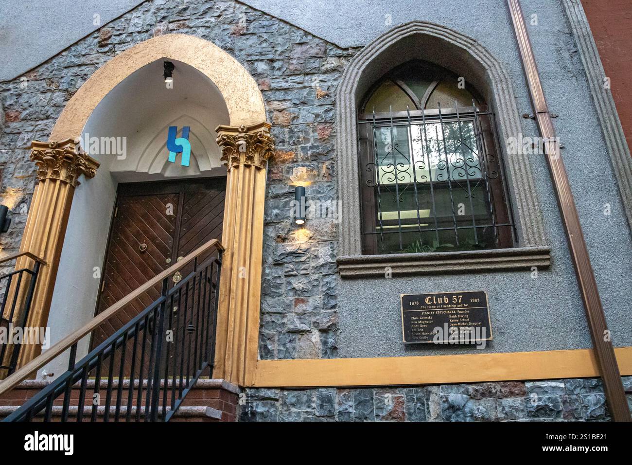 Former site of Club 57, a venue for performance and visual artists and ...