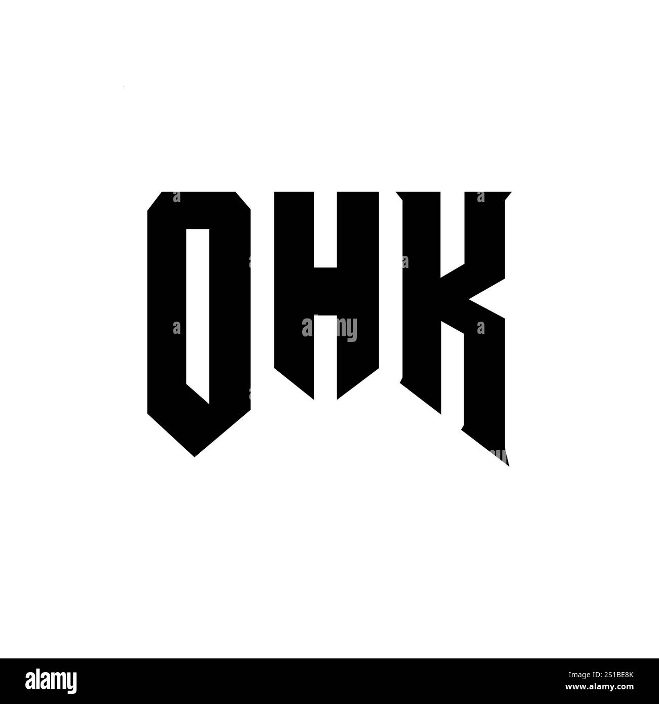 Ohk logo design hi-res stock photography and images - Alamy