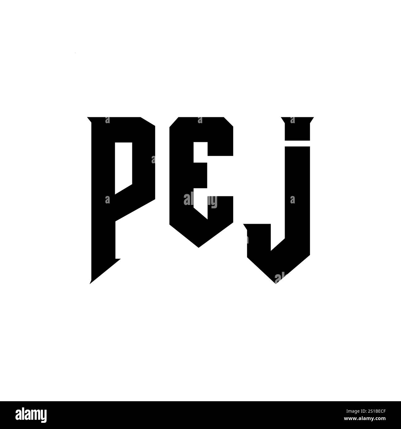 Pej logo design hi-res stock photography and images - Alamy
