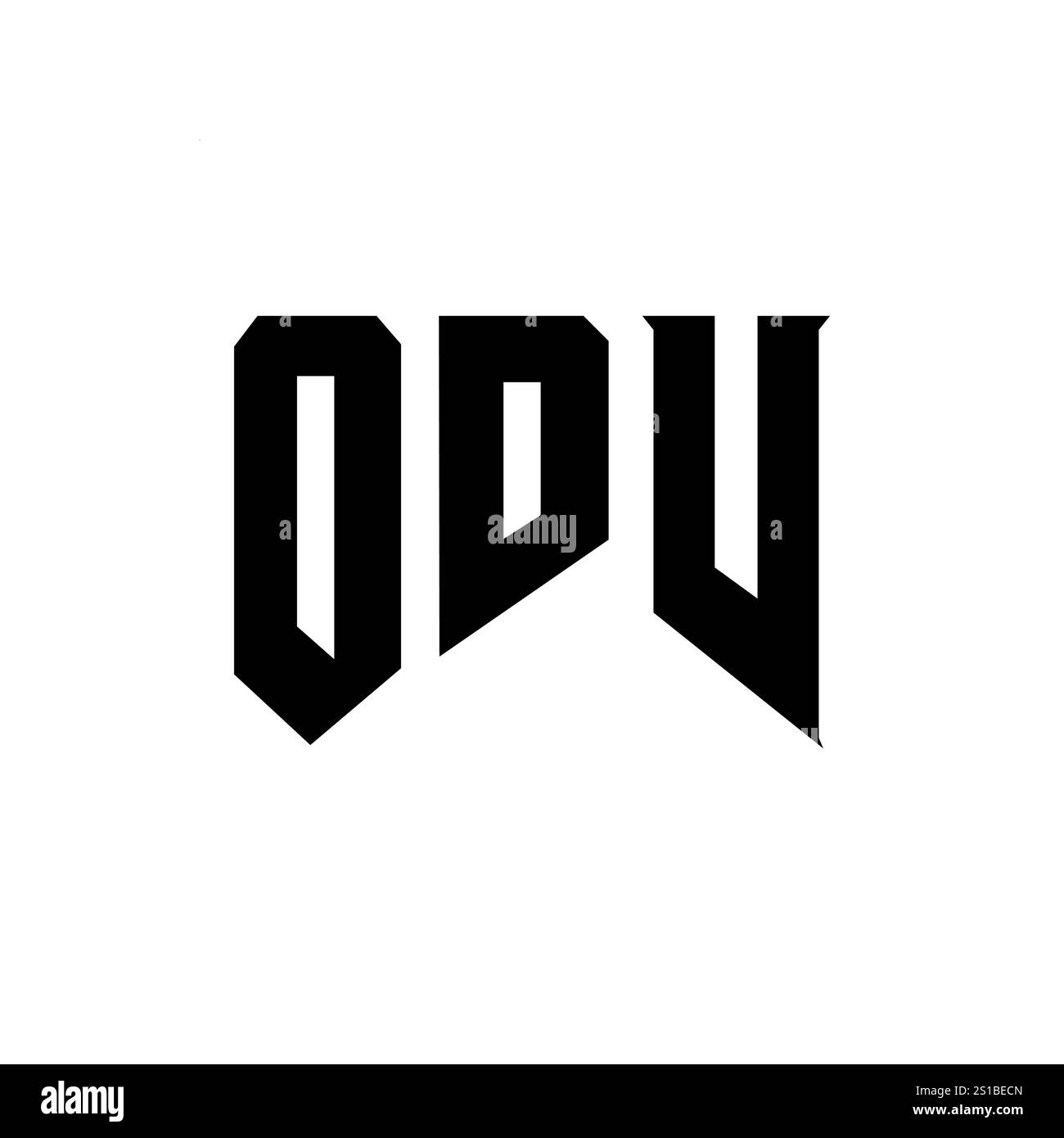 ODV letter logo design for technology company. ODV logo design black ...