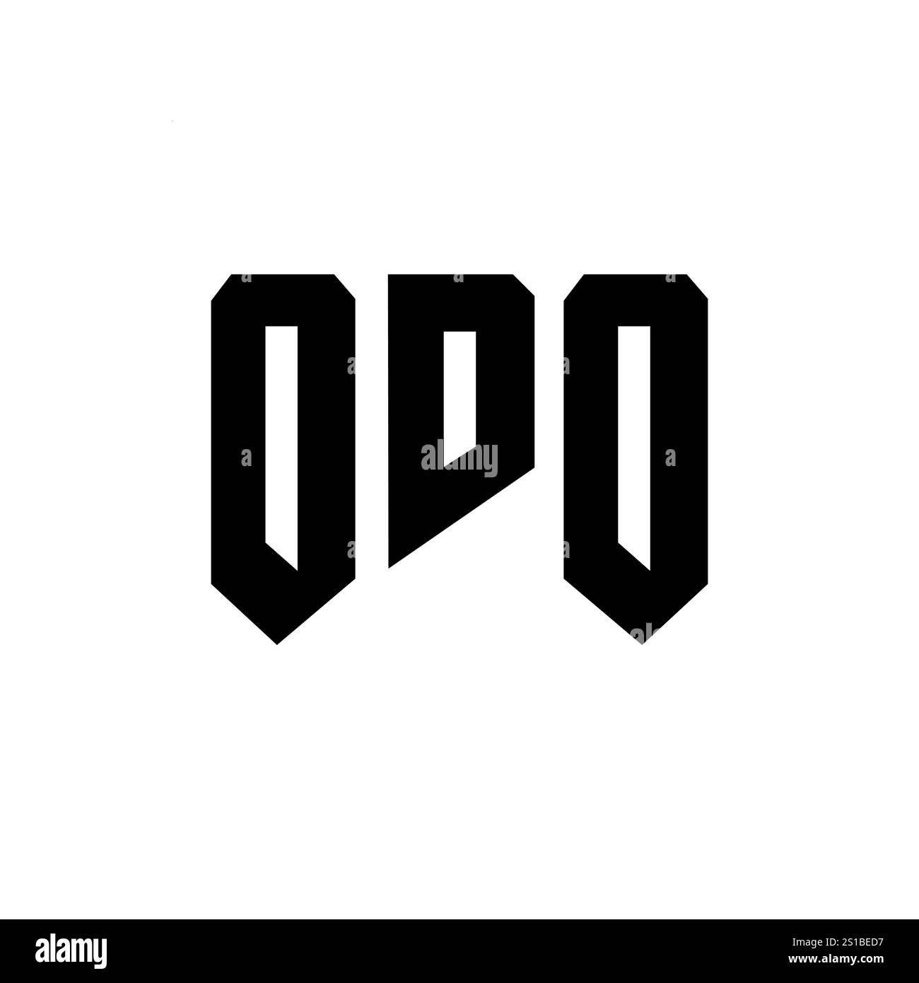 ODO letter logo design for technology company. ODO logo design black ...