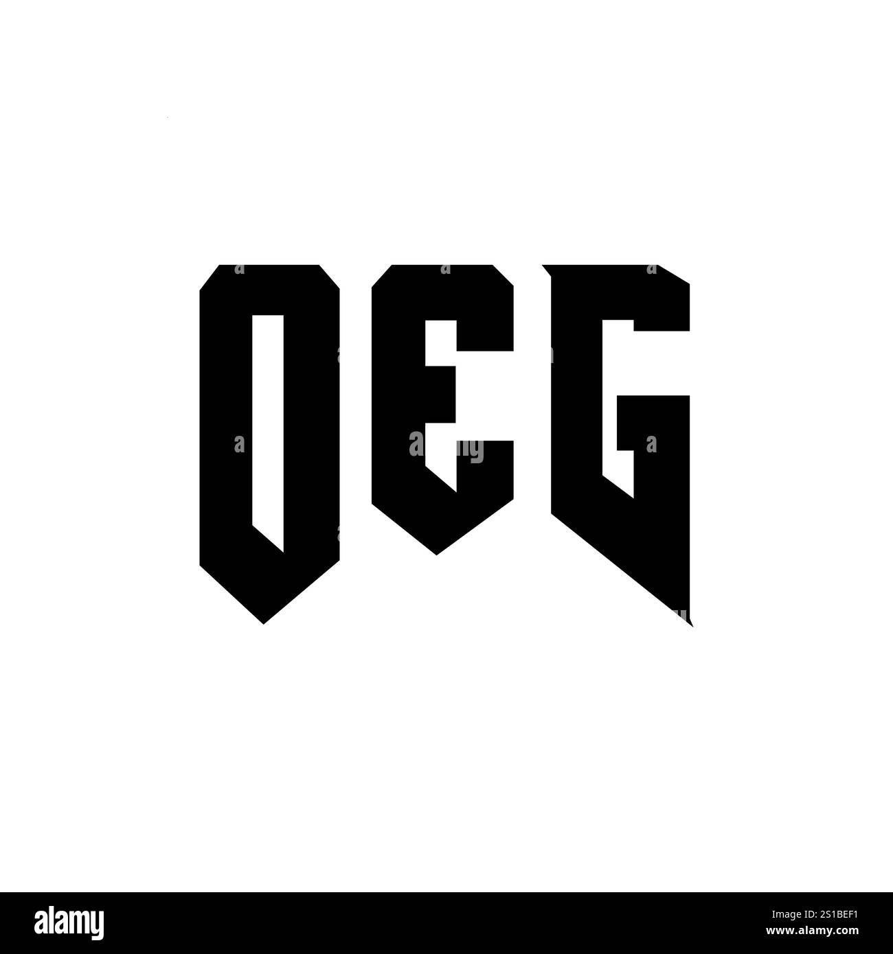 Oeg logo design Stock Vector Images - Alamy