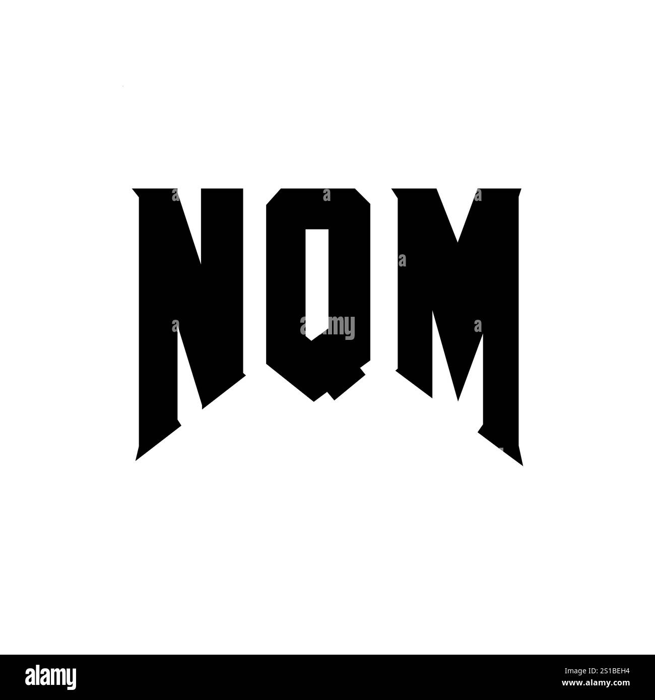 Nqm logo design hi-res stock photography and images - Alamy