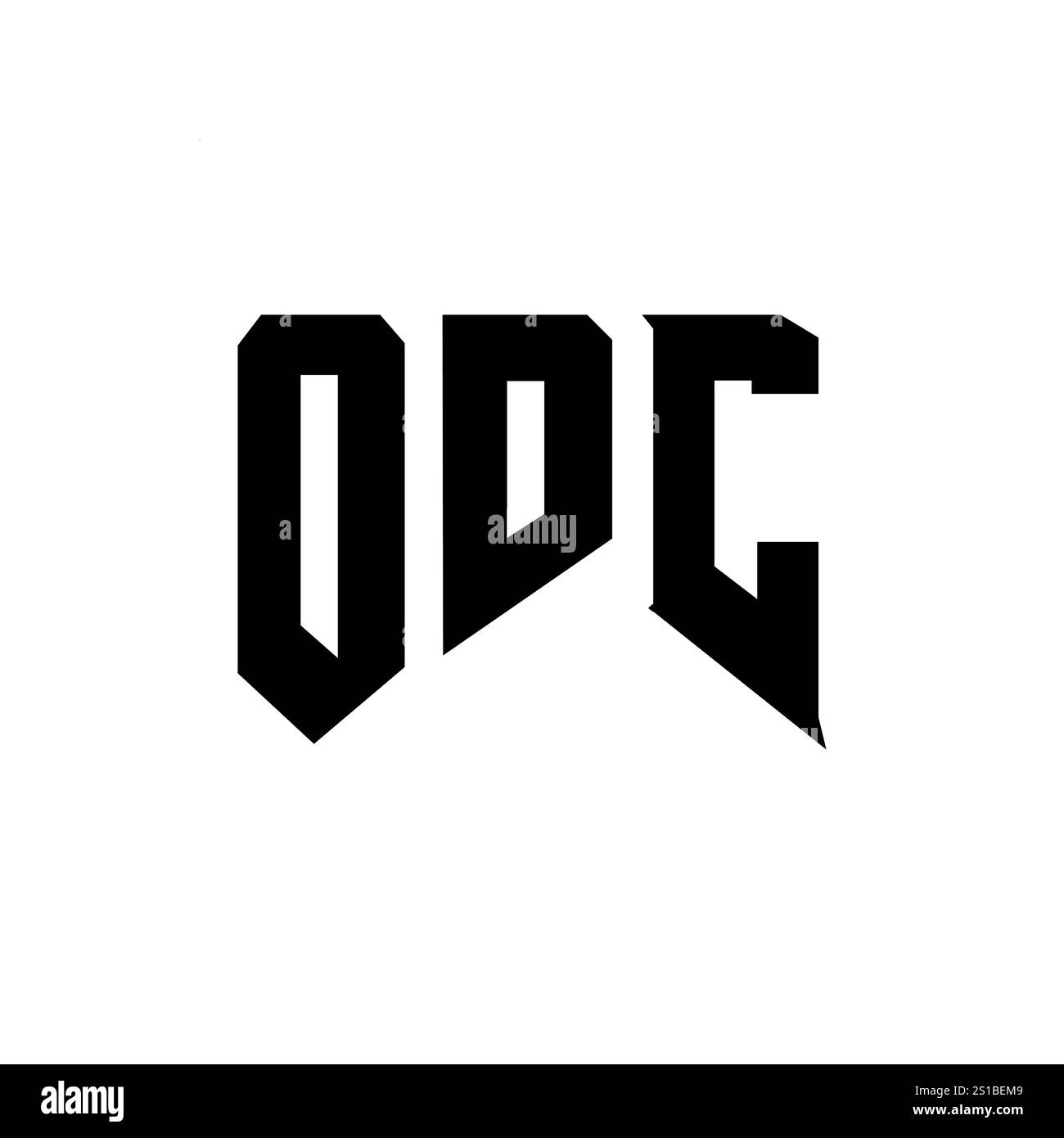 ODC letter logo design for technology company. ODC logo design black ...