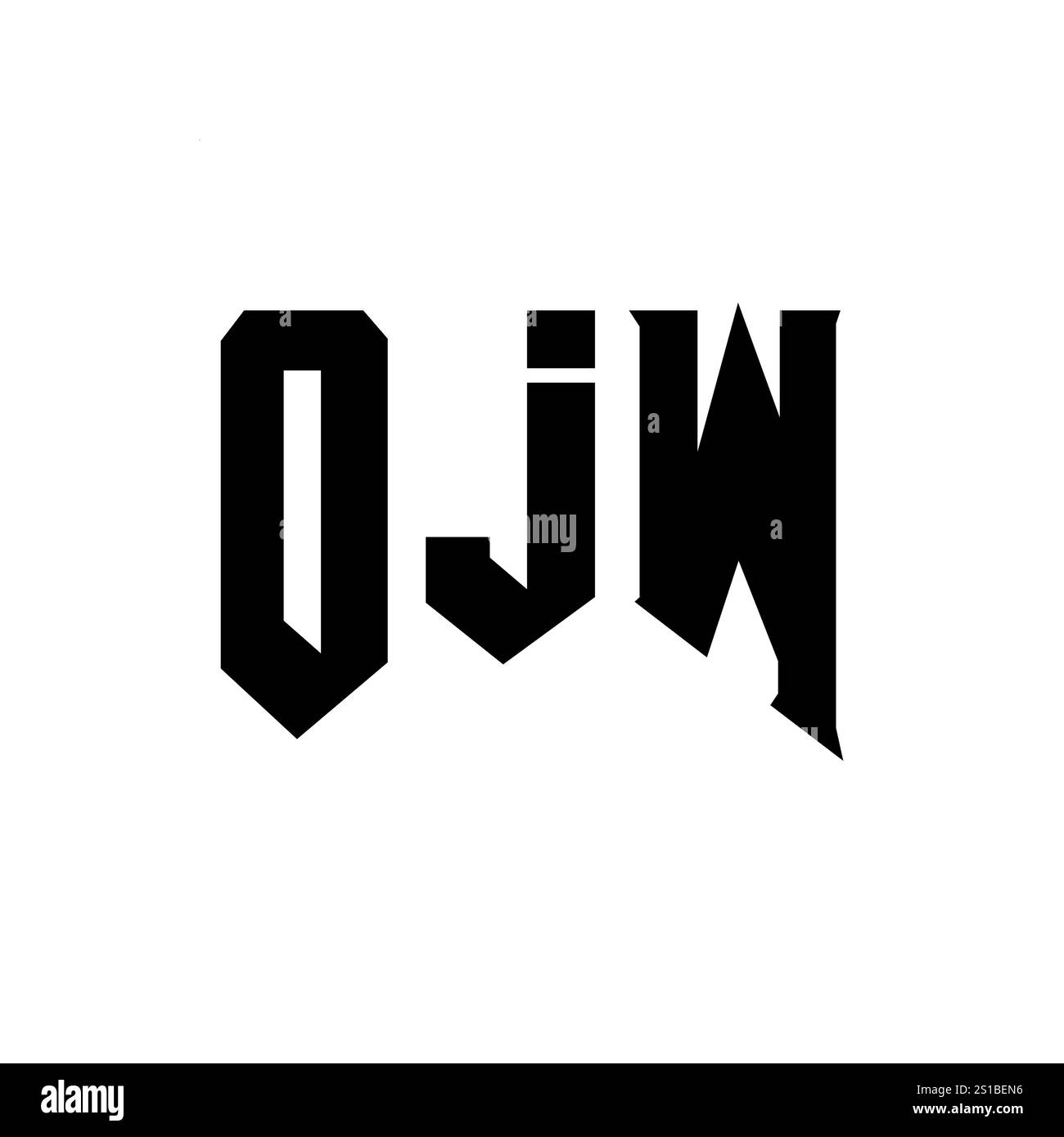 Ojw logo design hi-res stock photography and images - Alamy