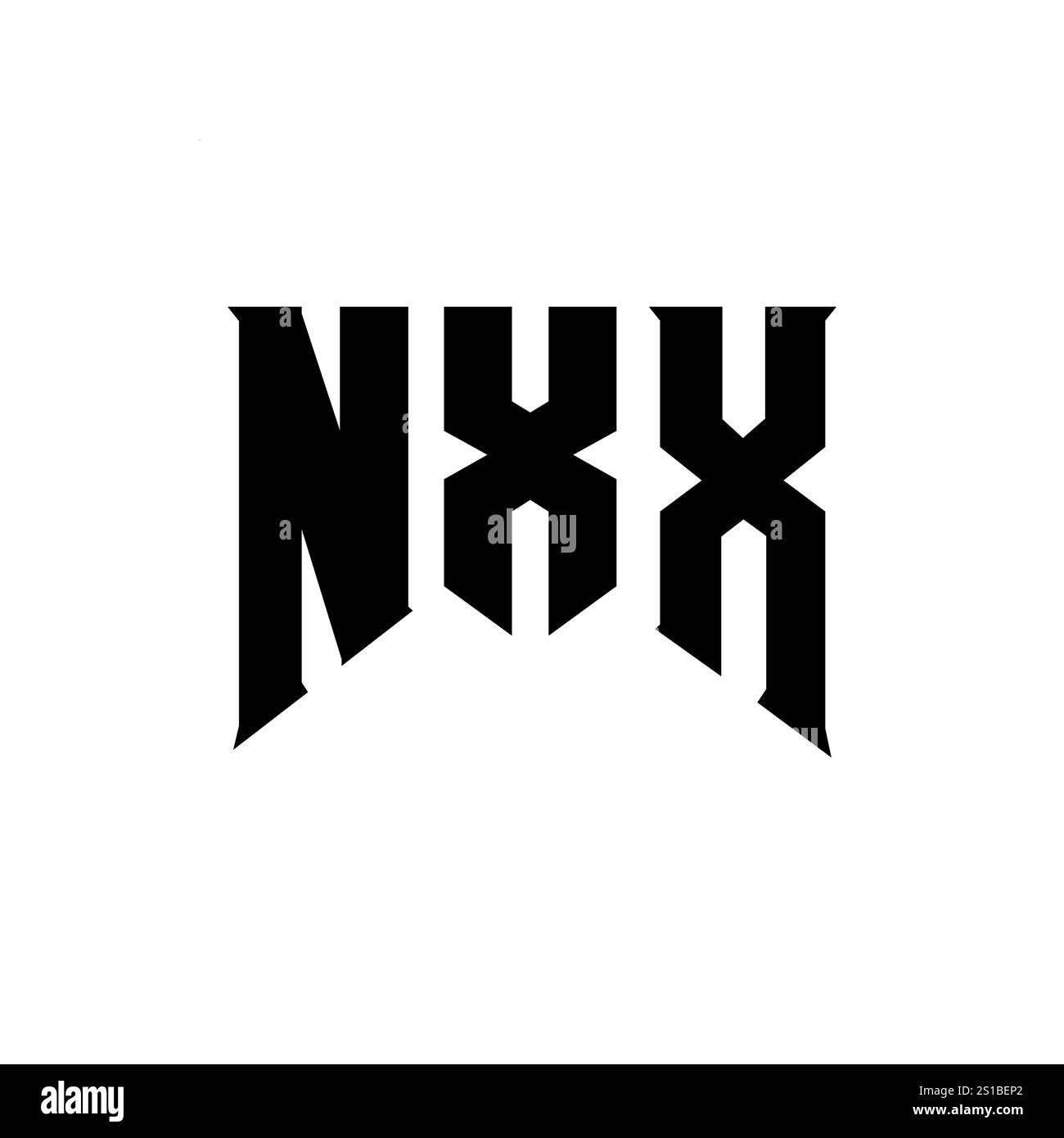 Nxx logo design hi-res stock photography and images - Alamy
