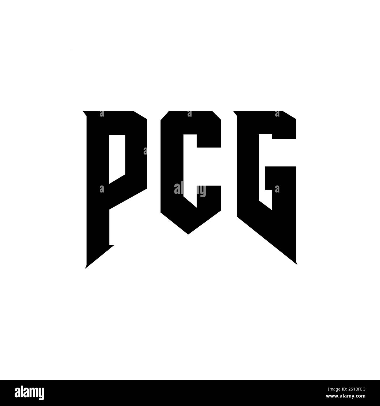 Pcg logo design Stock Vector Images - Alamy