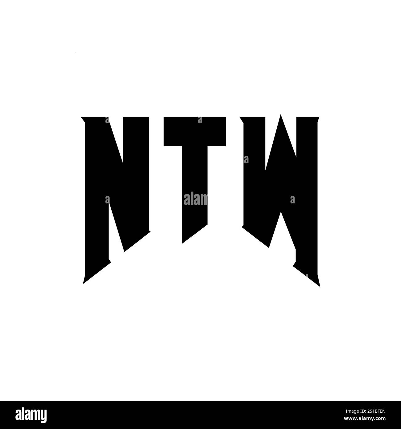 NTW letter logo design for technology company. NTW logo design black ...