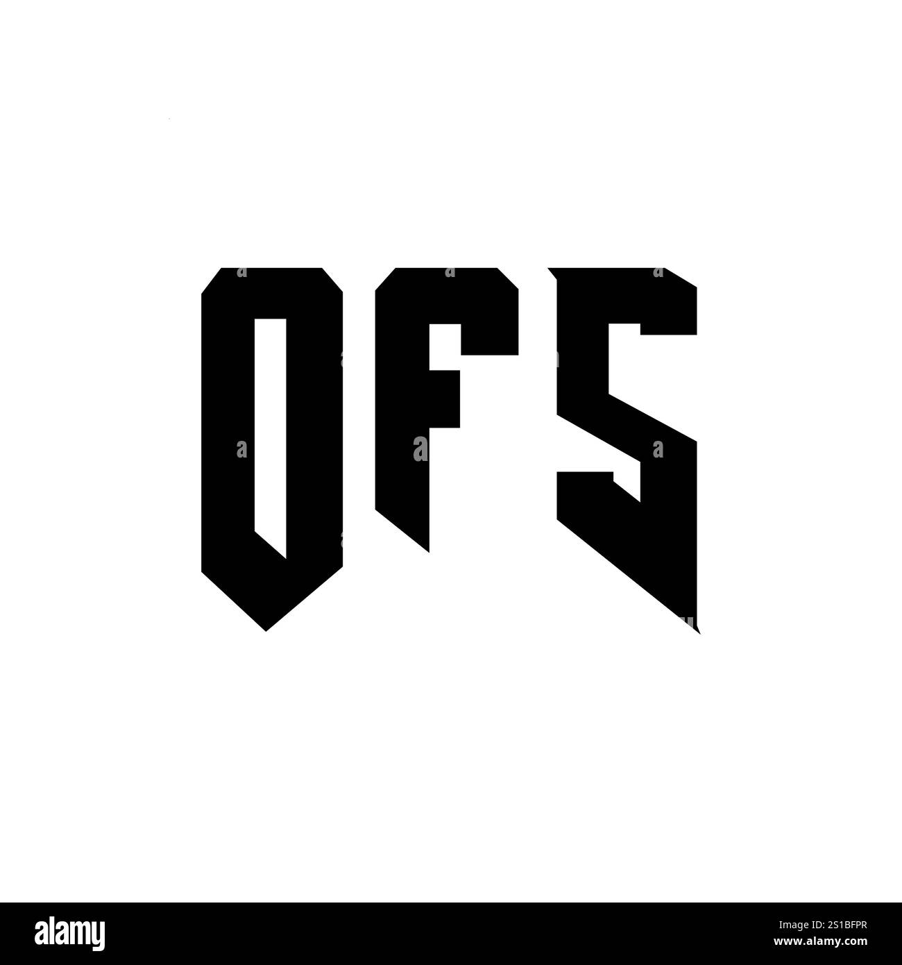 OFS letter logo design for technology company. OFS logo design black ...