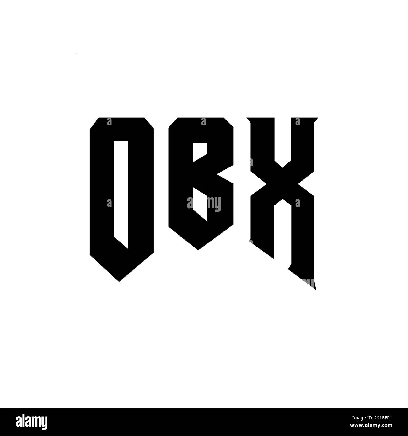 Obx logo design hi-res stock photography and images - Alamy