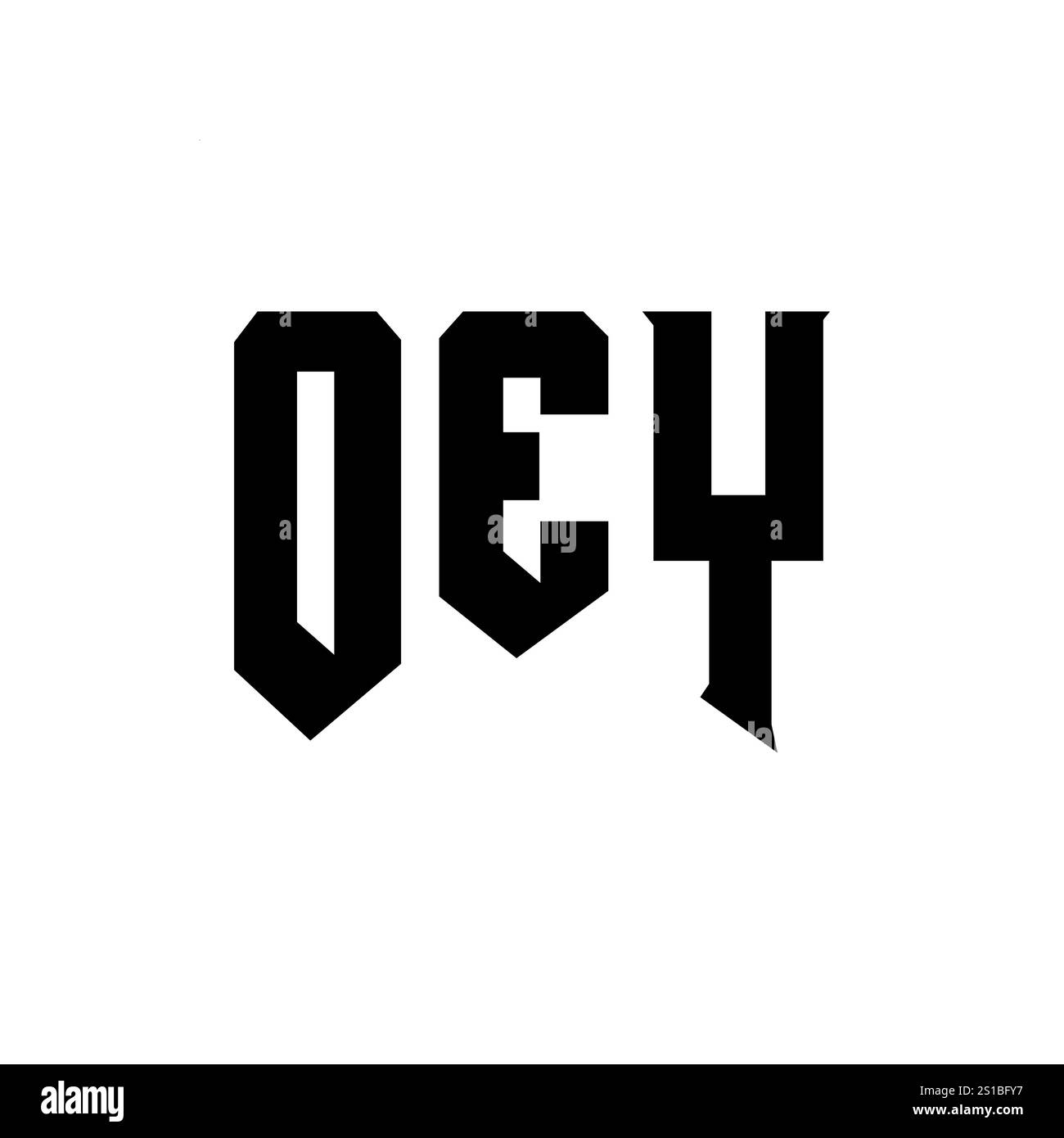 OEY letter logo design for technology company. OEY logo design black ...