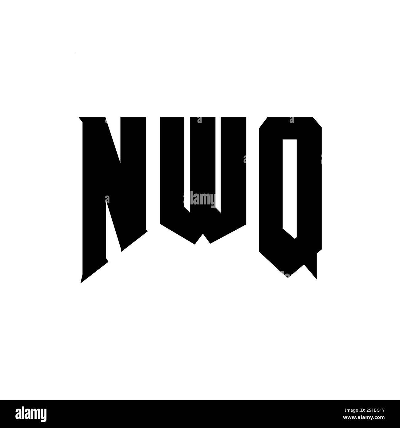 NWQ letter logo design for technology company. NWQ logo design black ...